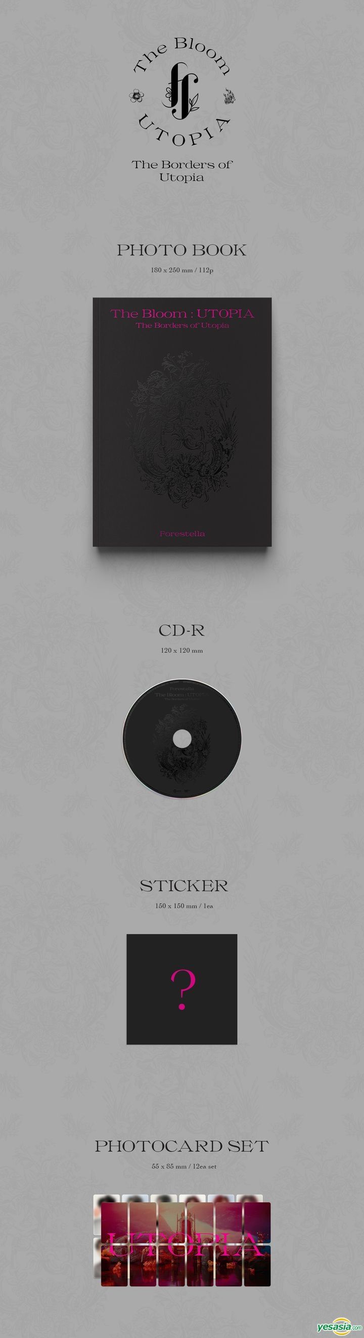 YESASIA: Forestella Single Album Vol. 1 - The Bloom : UTOPIA - The Borders of Utopia CD ...