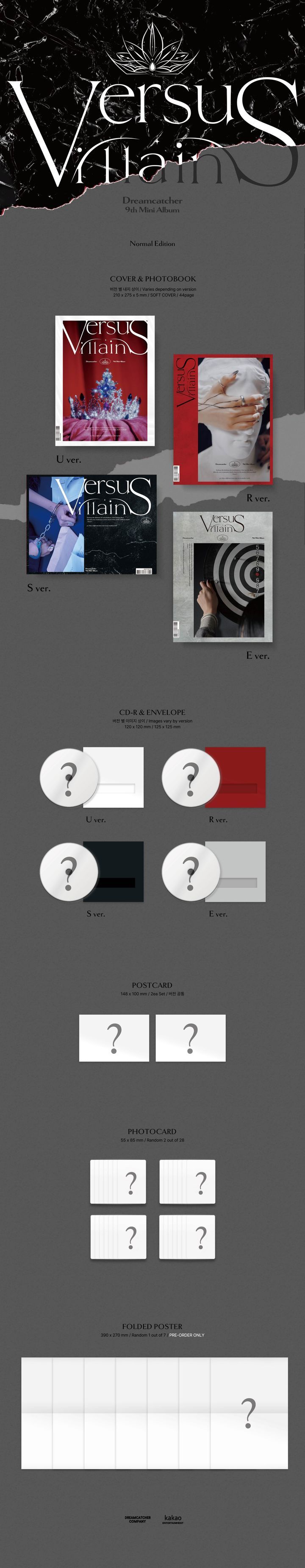 YESASIA: Dreamcatcher Mini Album Vol. 9 - VillainS (Normal Edition) (S ...
