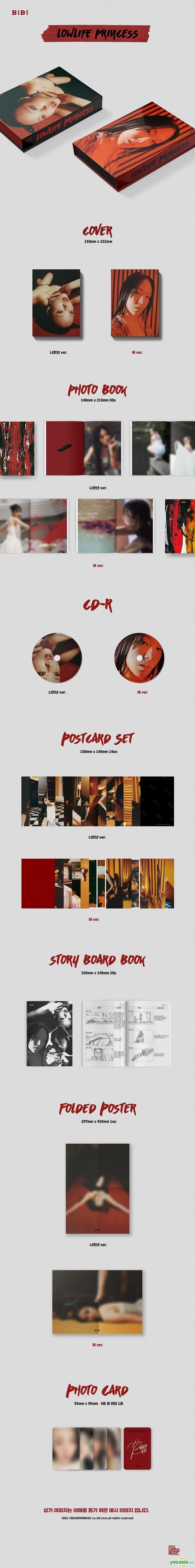 YESASIA: BIBI Vol. 1 - Lowlife Princess: Noir (A Version) CD - BIBI ...