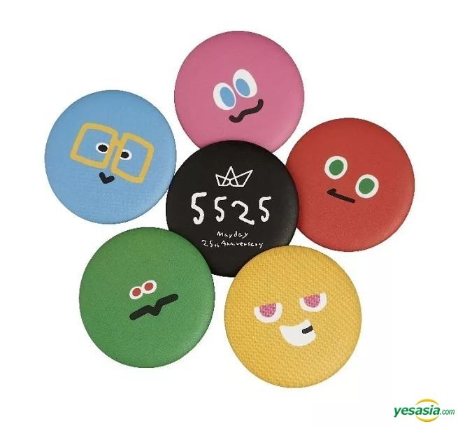 YESASIA: [Mayday #5525] Mayday 25th Anniversary Badge Set GROUPS,PHOTO/POSTER,Celebrity Gifts ...
