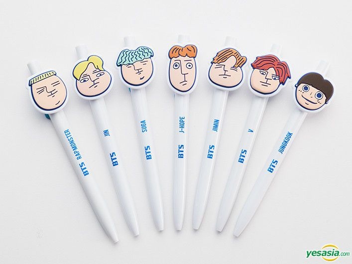 YESASIA: BTS - Ball Pen (illustrated by Jung Kook) (Rap Monster ...