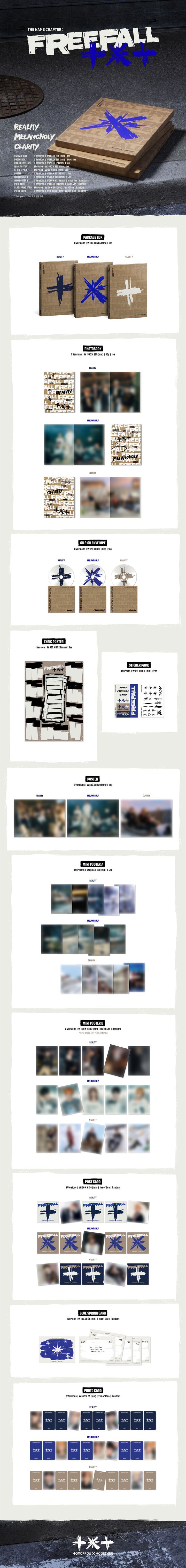 YESASIA: TXT Vol. 3 - The Name Chapter: FREEFALL (Melancholy Version ...