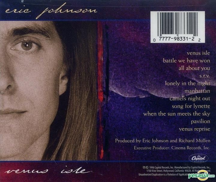 YESASIA: Venus Isle (US Version) CD - Eric Johnson (Rock), Capitol Records - Western / World ...