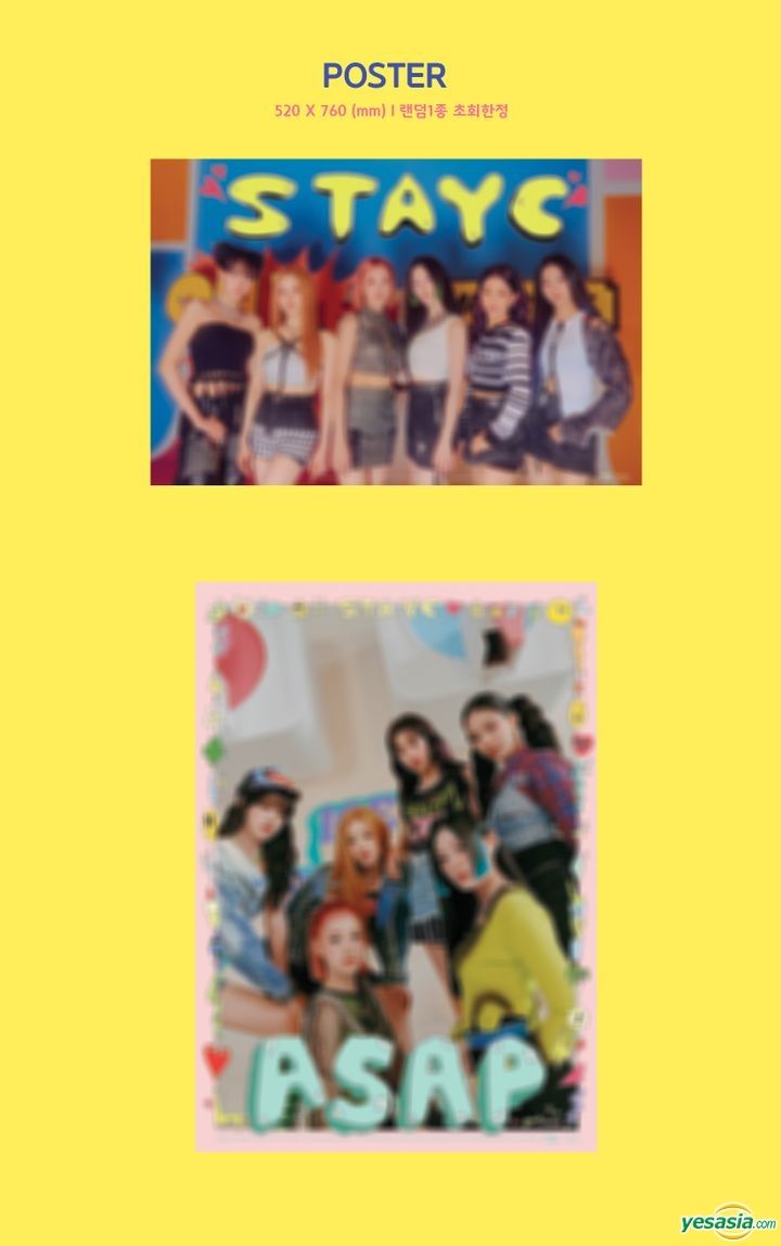 YESASIA: STAYC Single Album Vol. 2 - STAYDOM + Random Poster in Tube ...