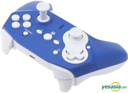 YESASIA : Nintendo Switch GYRO 控制器 PRO (無線型) (藍 x 白) (日本版) - CYBER ...