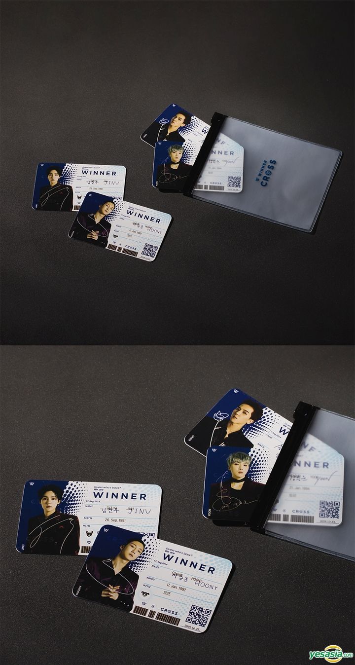 YESASIA : Winner 'CROSS' Official Goods - ID Card Set Celebrity Gifts ...