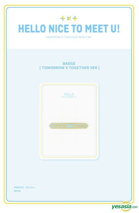 YESASIA: TXT Official Goods - Badge (Tomorrow X Together Version ...