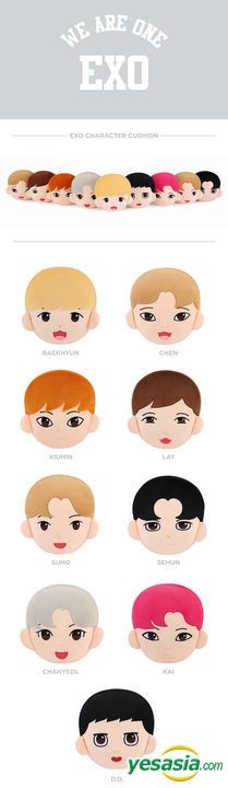 YESASIA : EXO - Character Cushion (Chan Yeol) Celebrity Gifts,男明星,組合,海報 ...