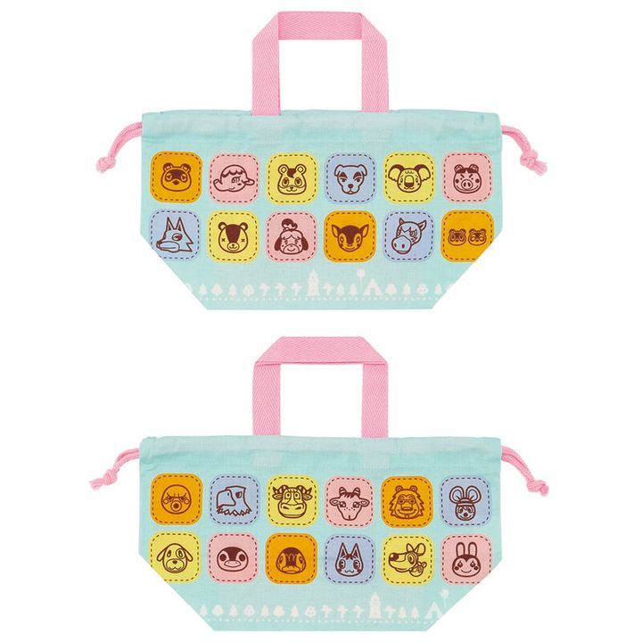 YESASIA: Animal Crossing Drawstring Lunch Bag - Skater - Lifestyle & Gifts - Free Shipping