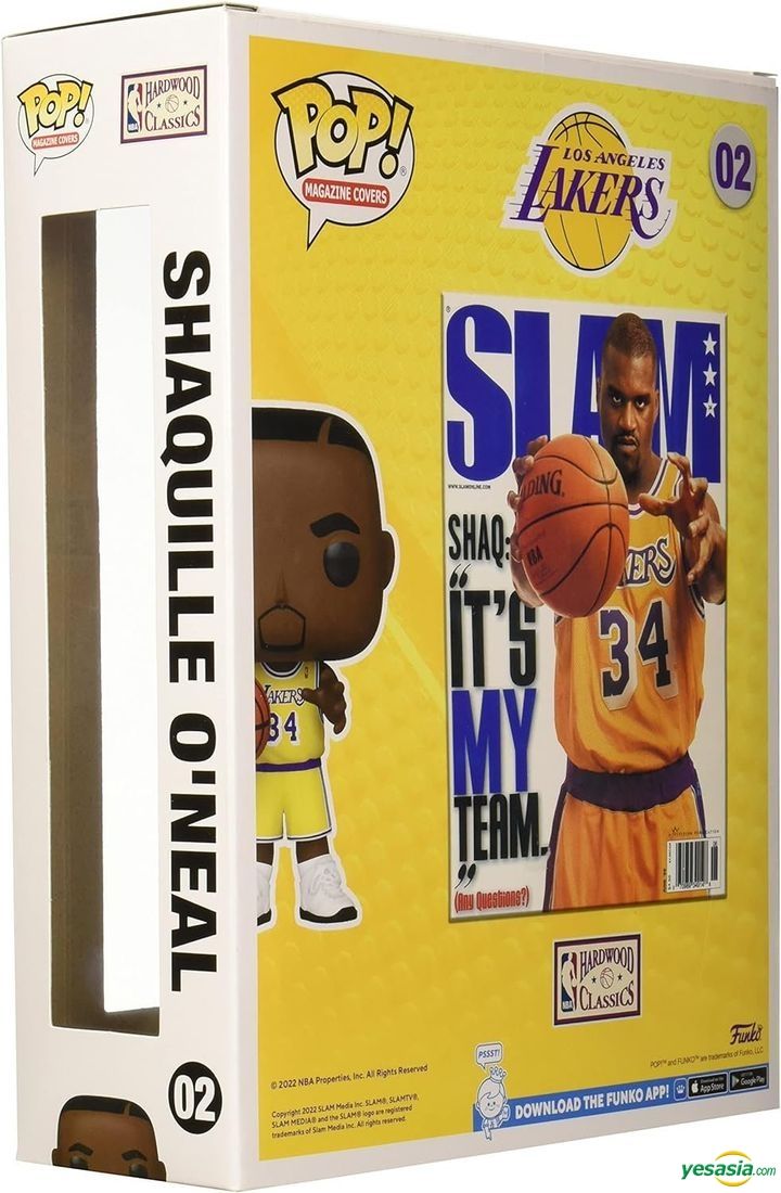 YESASIA: Funko Pop! NBA Cover: SLAM - Shaquille O 'Neal (Vinyl Figure ...