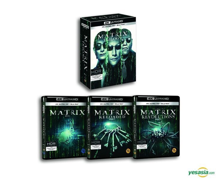 YESASIA: The Matrix Trilogy Collection (4K Ultra HD + 2D Blu-ray) (9 ...