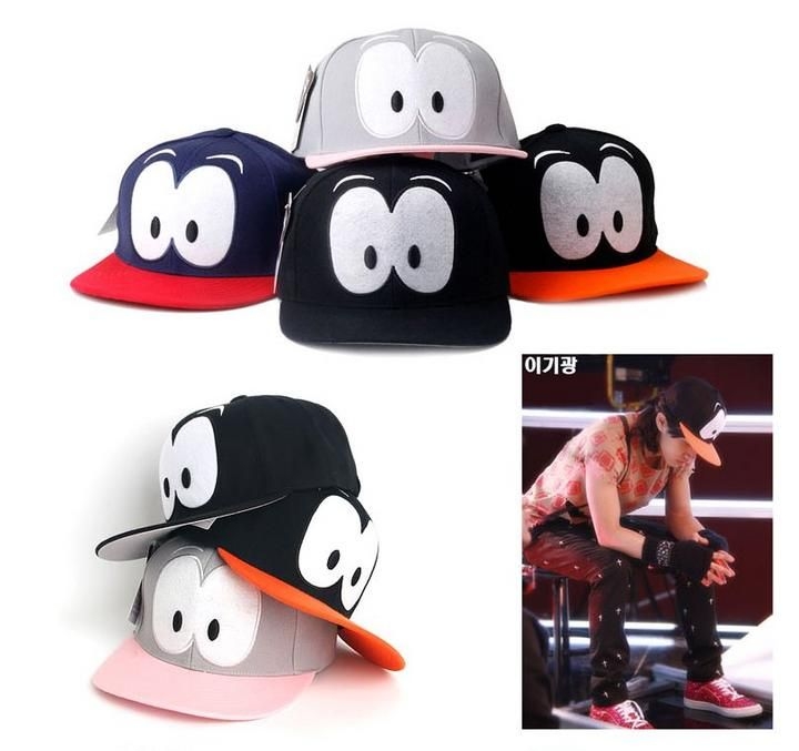 YESASIA: BEAST : Lee Ki Kwang Style - EYES Hip Hop Cap (Light Gray ...