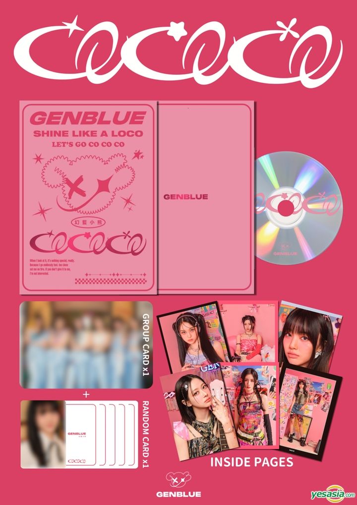YESASIA: COCOCO CD - GENBLUE, TEN ENTERTAINMENT - Music - Free Shipping - North America Site