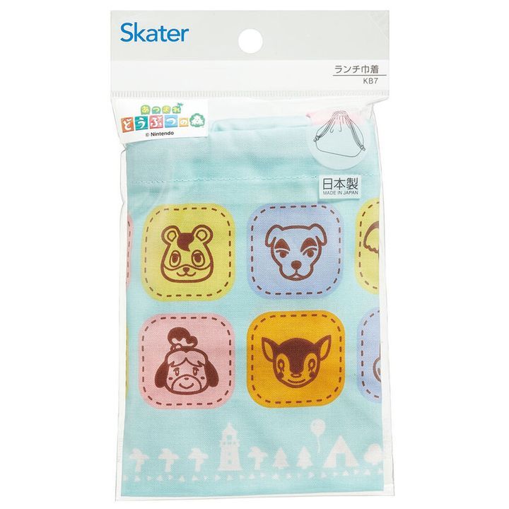 YESASIA: Animal Crossing Drawstring Lunch Bag - Skater - Lifestyle & Gifts - Free Shipping