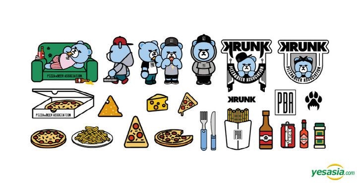 YESASIA: Krunk - [PBA] Krunk Sticker Set Celebrity Gifts,GROUPS,FEMALE ...