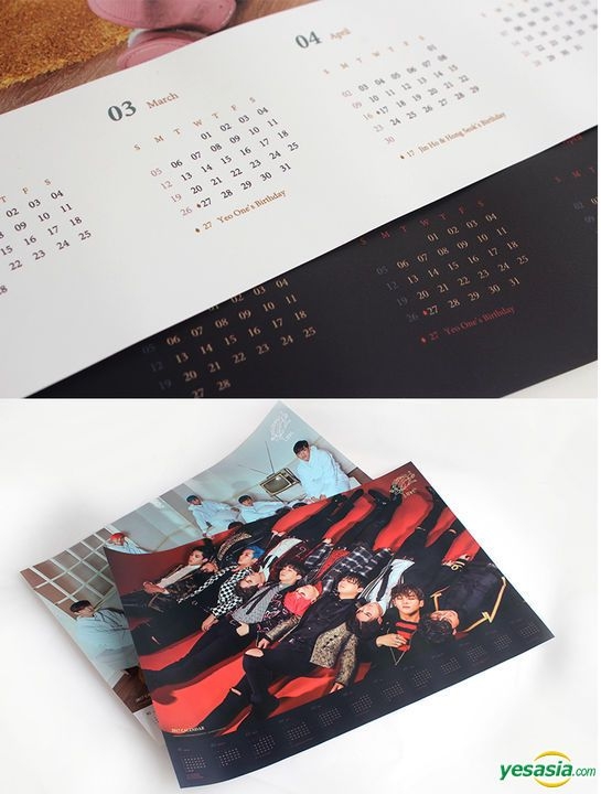YESASIA: Pentagon Tentastic Vol. 1 - Poster Calendar Set PHOTO/POSTER ...