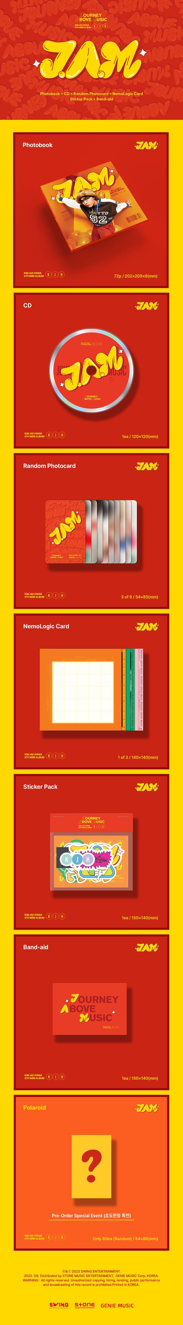 YESASIA: Kim Jae Hwan Mini Album Vol. 6 - J.A.M (Journey Above Music ...
