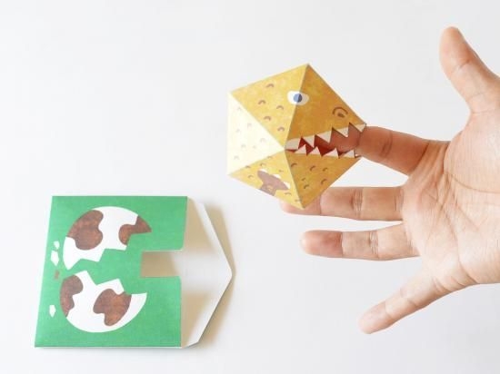 YESASIA: Paper Craft: Envelope Dinosaur - Kamikara - Lifestyle & Gifts ...