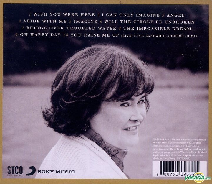 YESASIA: Hope (Hong Kong Version) CD - Susan Boyle, Sony Music ...