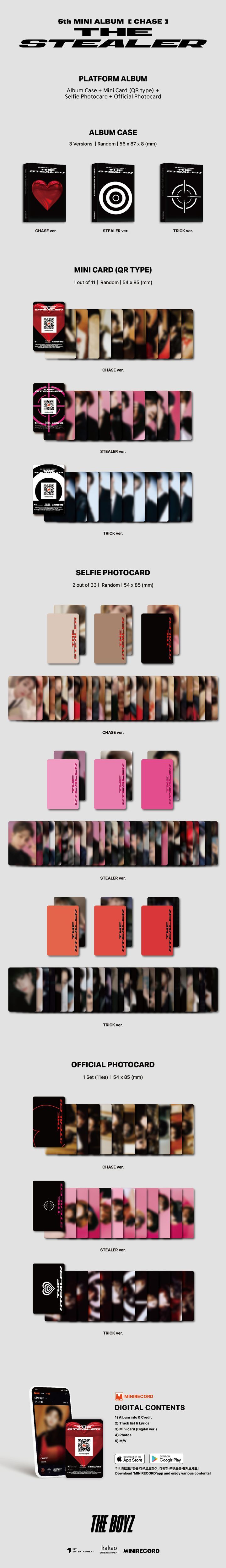 YESASIA: The Boyz Mini Album Vol. 5 - Chase (Platform Version) (Chase ...