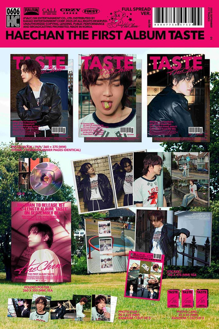 YESASIA: NCT: Hae Chan Vol. 1 - TASTE (Full Spread Version) (Set ...