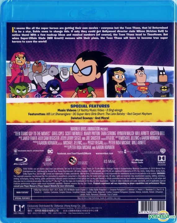 YESASIA: Teen Titans Go! To the Movies (2018) (Blu-ray) (Hong Kong ...