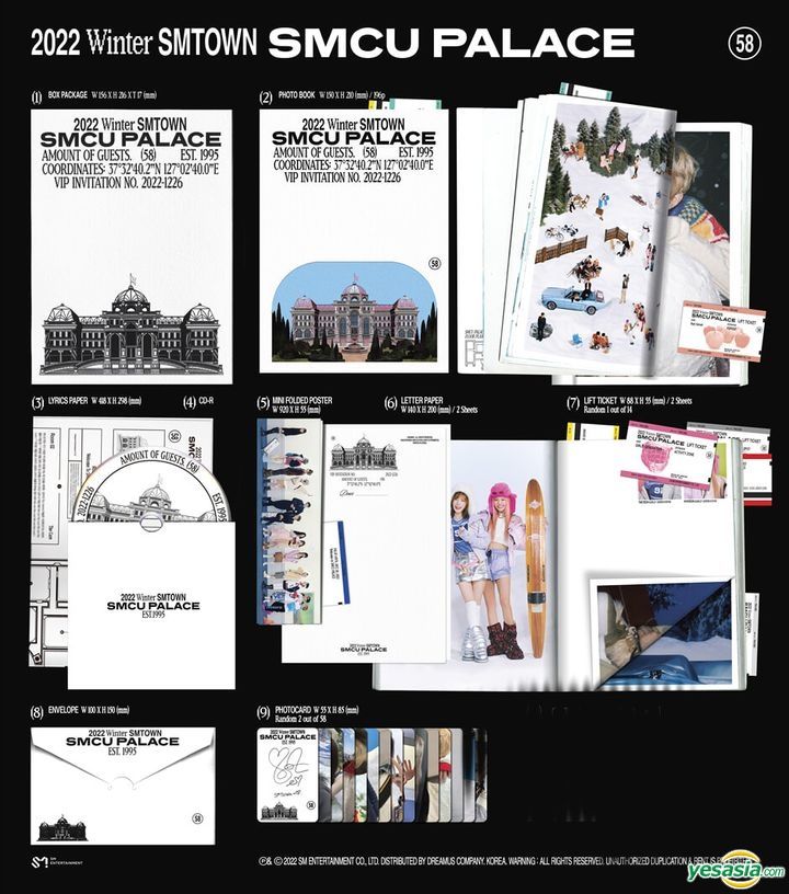 YESASIA: 2022 Winter SMTOWN: SMCU PALACE (PALACE Version) CD - SM Entertainment - Korean Music ...