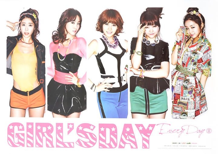 YESASIA: Girl's Day Mini Album Vol. 2 - Everyday II + Poster in Tube CD ...