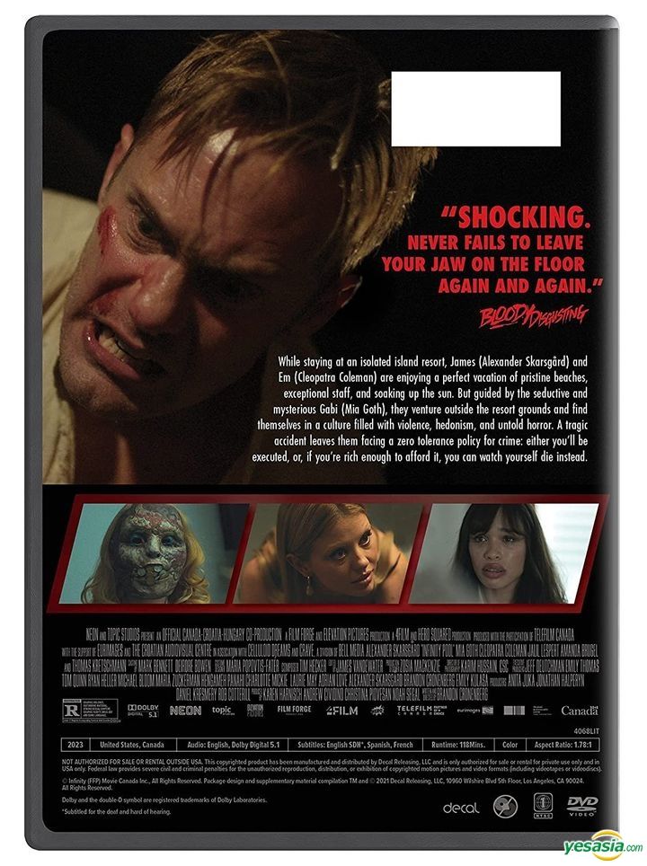 Yesasia Infinity Pool 2023 Dvd Us Version Dvd トーマス・クレッチマン