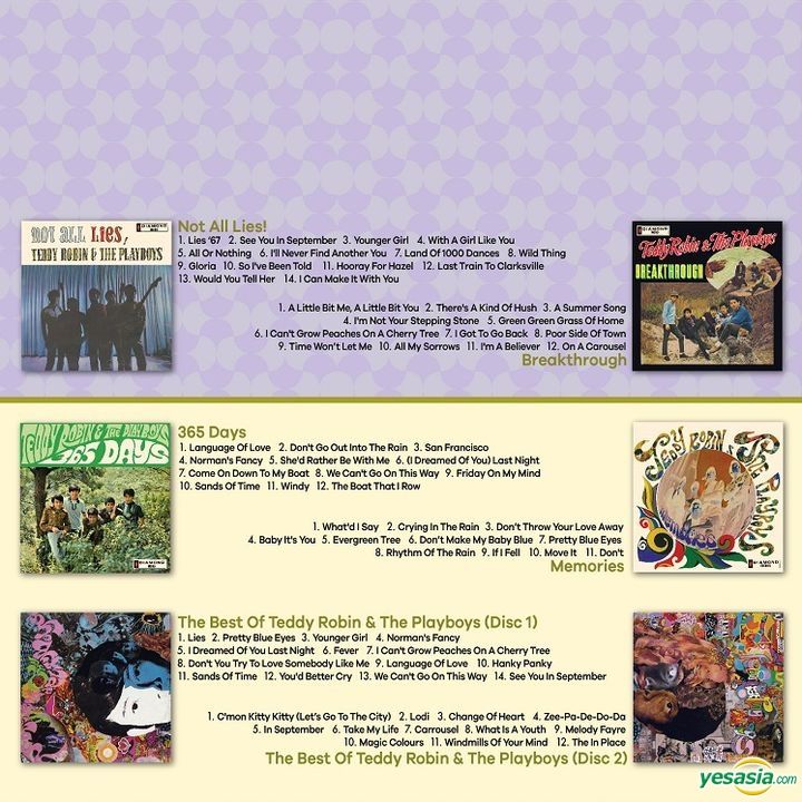YESASIA: Diamond Mini Box - Teddy Robin & The Playboys (6CD) CD - Teddy ...