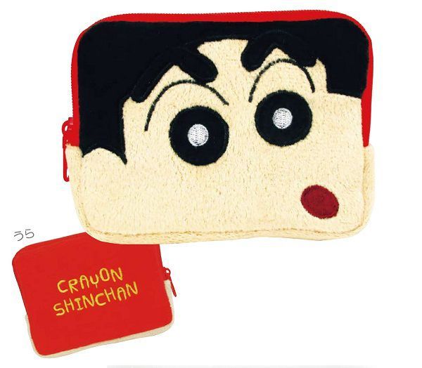 YESASIA: Crayon Shin-Chan Face Pouch (Shin-Chan) - T'S Factory ...