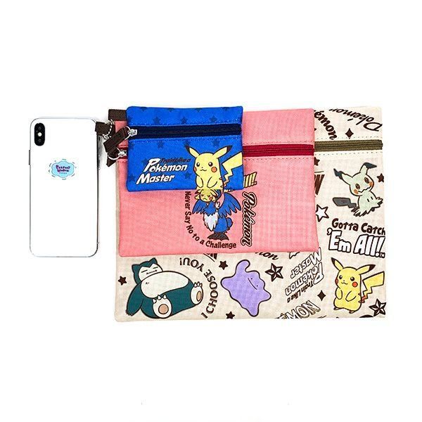 YESASIA: Pokemon Pouch Set (3 Pieces) (LOGO) - Marimocraft - Lifestyle ...