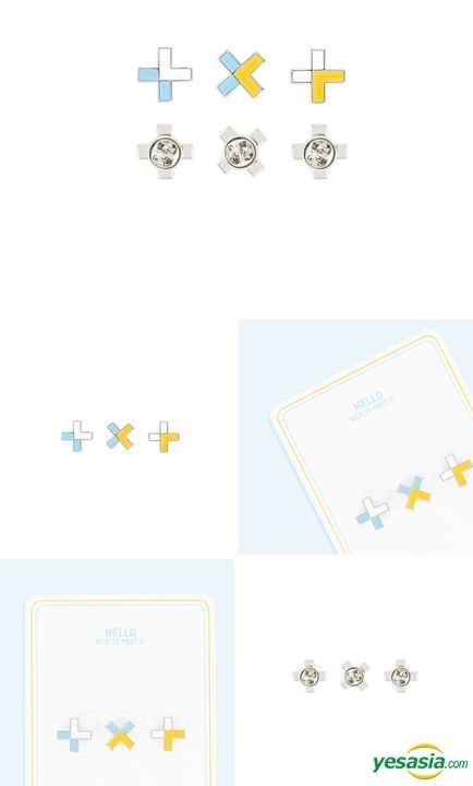 YESASIA: TXT Official Goods - Star Album Badge Set (Version 1 ...