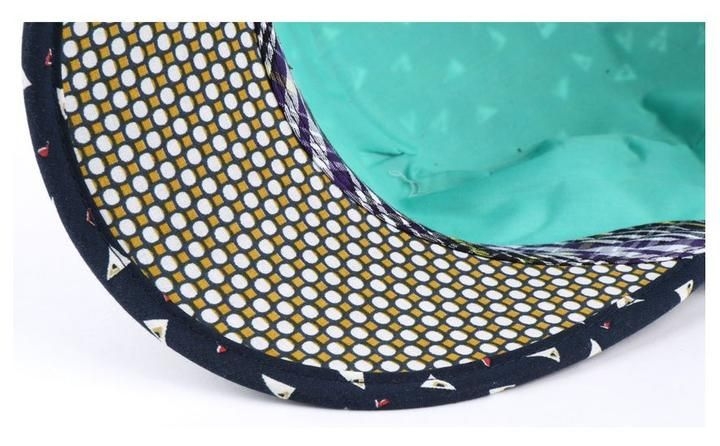 YESASIA: Triangle Pattern Military Cap (Blue) Celebrity Gifts ...