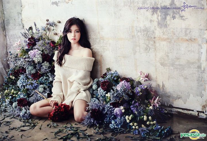 YESASIA: Jun Hyo Seong Mini Album Vol. 2 - Colored (Normal Edition ...