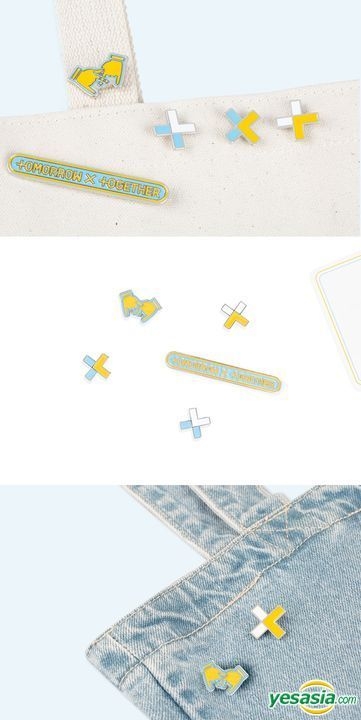 YESASIA: Image Gallery - TXT Official Goods - Star Album Badge Set ...
