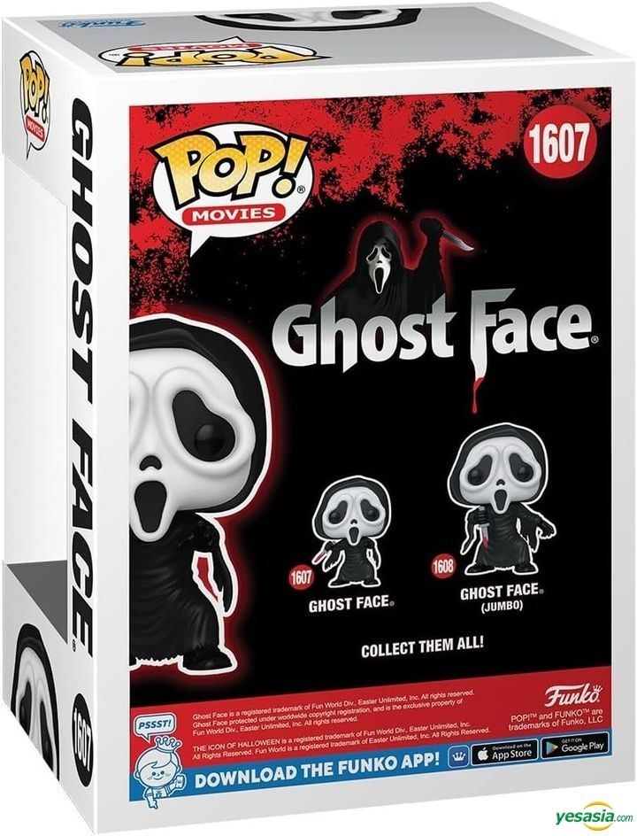 YESASIA: Funko Pop! Movies: Ghost Face - Ghost Face (Vinyl Figure ...