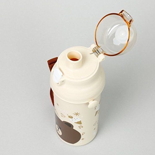 YESASIA: LINE FRIENDS Push One Water Bottle 480ml Brown - Skater - Lifestyle & Gifts - Free Shipping