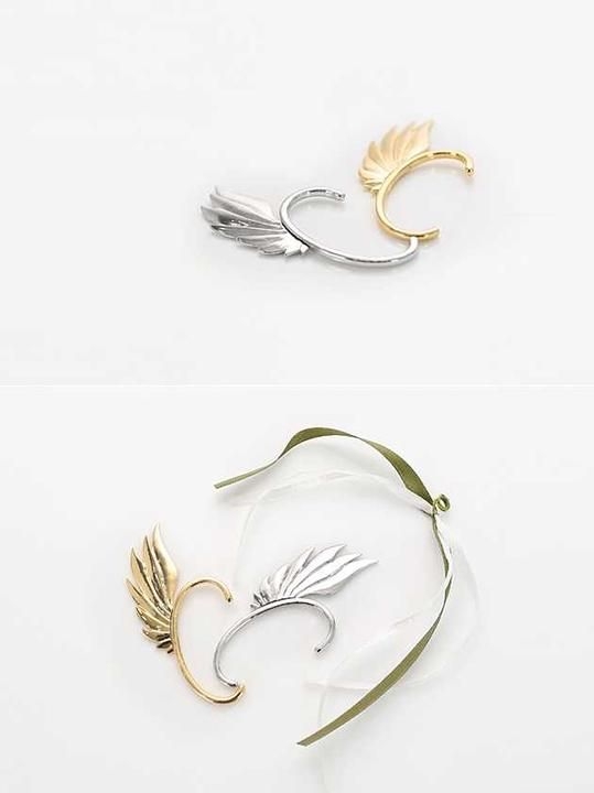 YESASIA: Infinite Style - Wild Wing Ear Cuff (Right Ear) (Gold Color ...