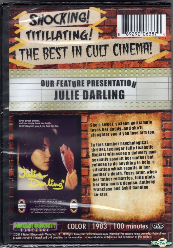 YESASIA: Julie Darling (1983) (DVD) (Digitally Remastered) (US Version ...
