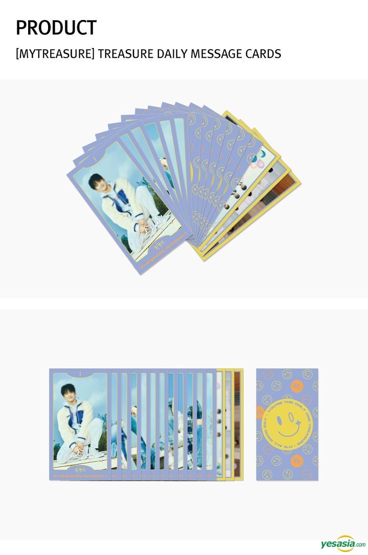 YESASIA: Image Gallery - TREASURE 'My Treasure' Daily Message Cards