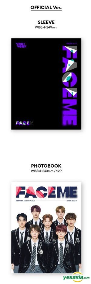 YESASIA: VERIVERY Mini Album Vol. 3 - FACE ME (OFFICIAL Version) CD ...
