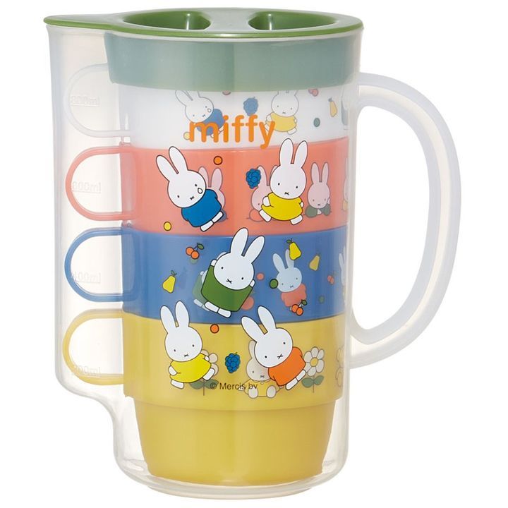 YESASIA: Miffy Stacking Cups 4 Pieces Set with Case - Skater ...