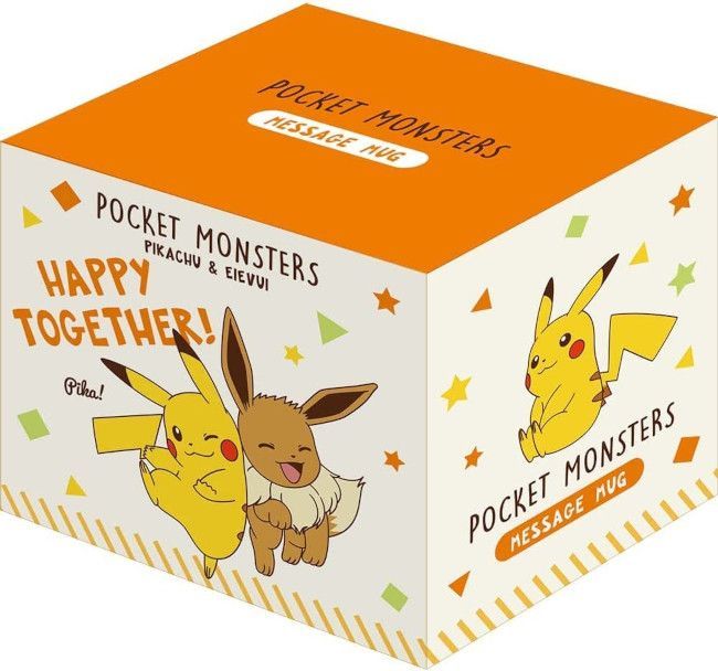 YESASIA: Pokemon Message Ceramic Mug Cup (HAPPY TOGETHER!) - T'S ...