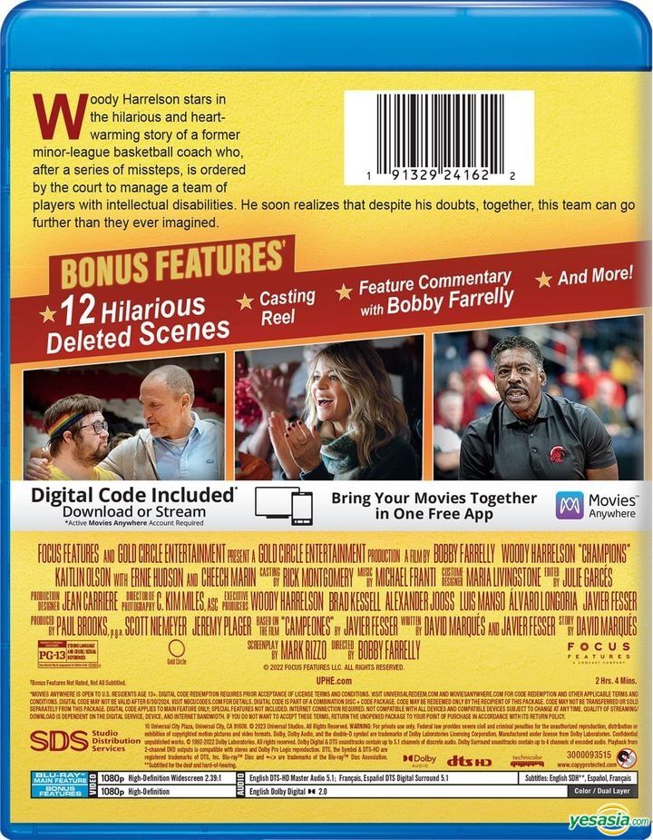 YESASIA: Champions (2023) (Blu-ray + Digital Code) (Collector's Edition ...