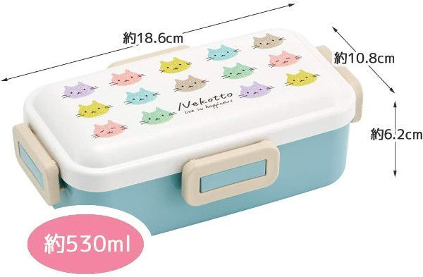 YESASIA: NEKOTTO Lunch Box 530ml - Skater - Lifestyle & Gifts - Free Shipping