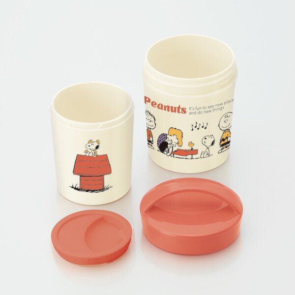 YESASIA: SNOOPY 2-Tier Lunch Box 480ml - Skater - Lifestyle & Gifts - Free Shipping - North ...