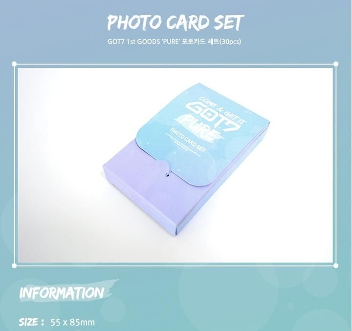 YESASIA: GOT7 1st Official Goods 'Pure' - Photocard Set (30pcs) MALE STARS,GROUPS,GIFTS,PHOTO ...