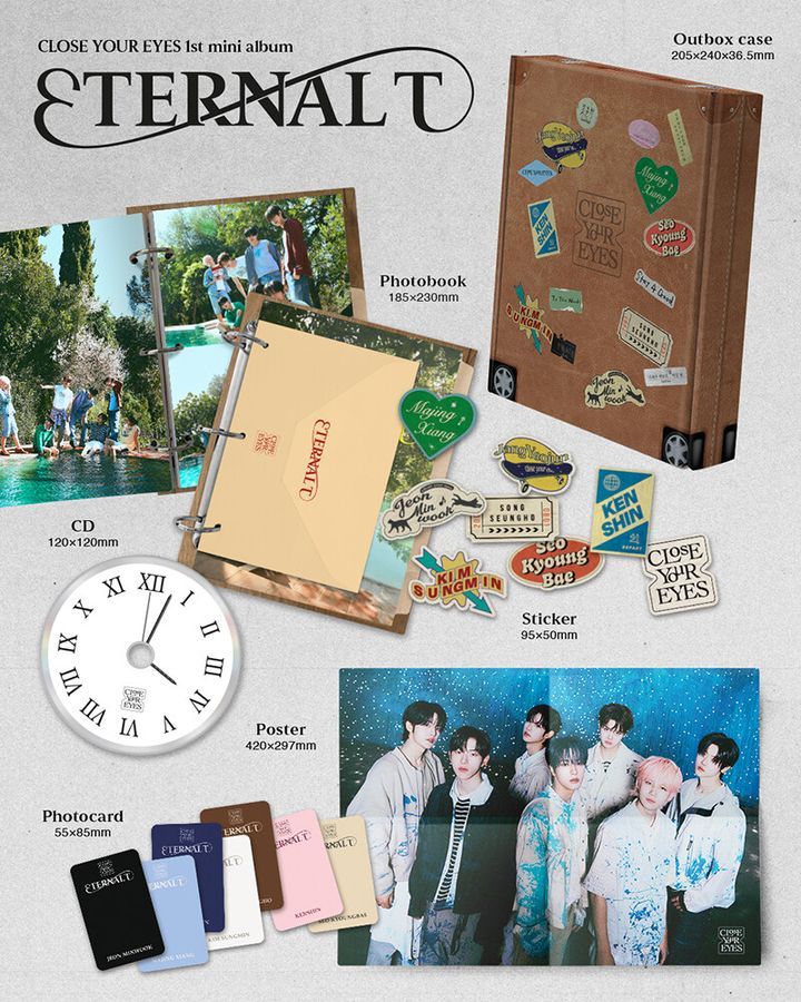YESASIA: CLOSE YOUR EYES Mini Album Vol. 1 - ETERNALT (Photobook Version) CD - CLOSE YOUR EYES ...