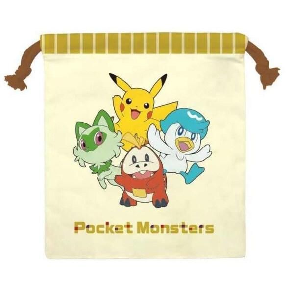 YESASIA: Pokemon Drawstring Pouch (Pikachu & Nyahoja & Hogator ...